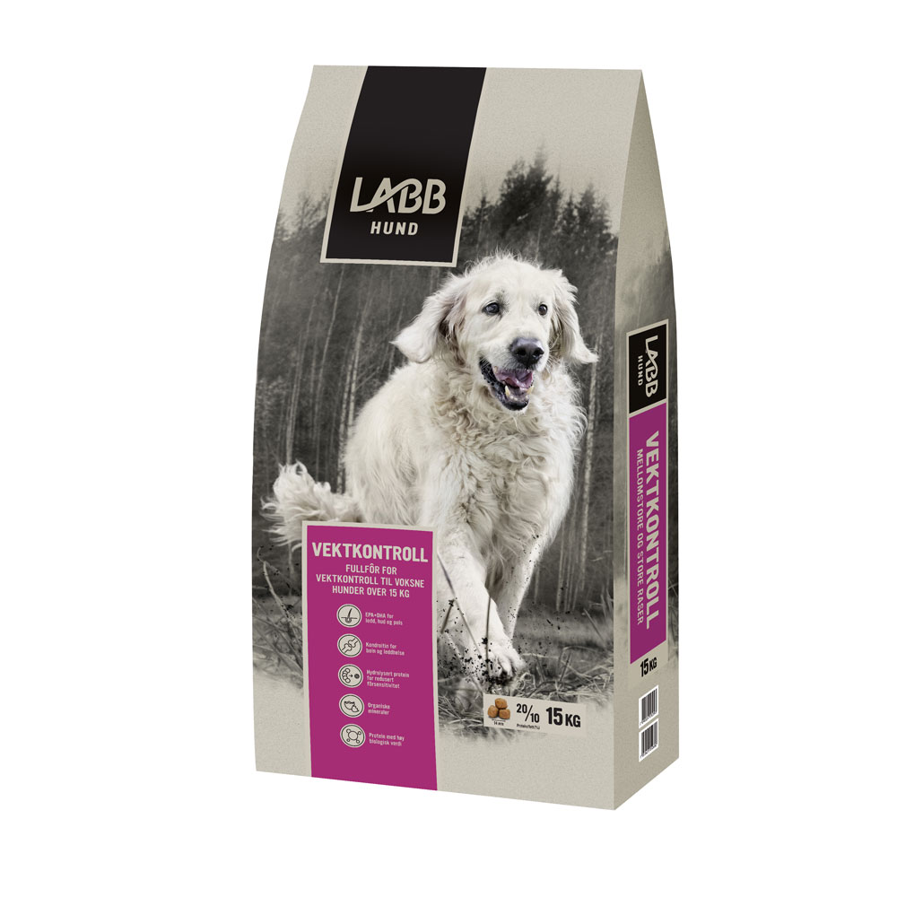 Labb Vektkontroll mellom/stor 15KG - Labb.no