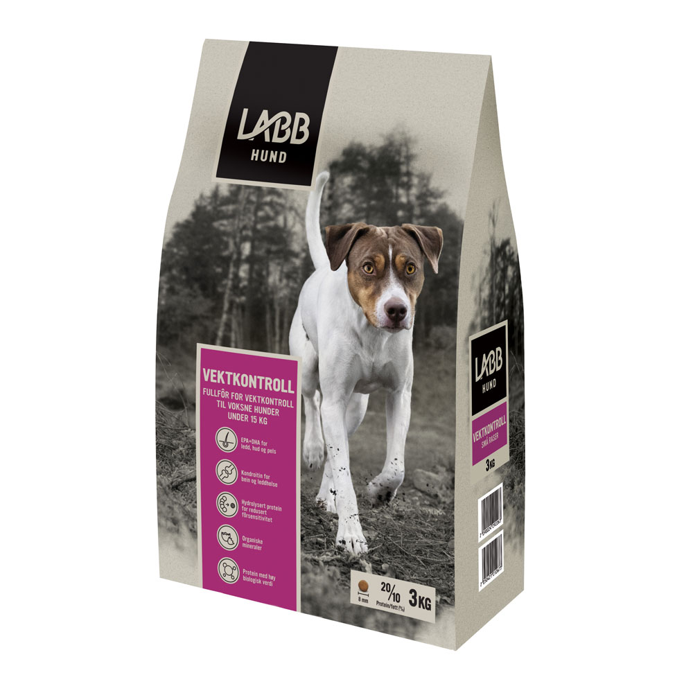 Labb Vektkontroll små raser 3KG - Labb.no